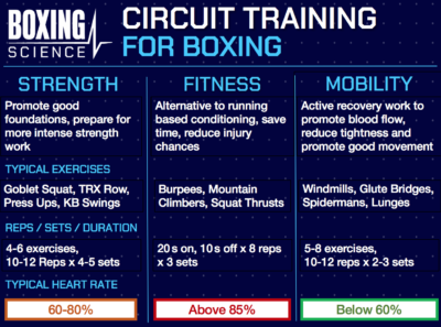 Boxing Strength and Conditioning Circuit - Boxing Science