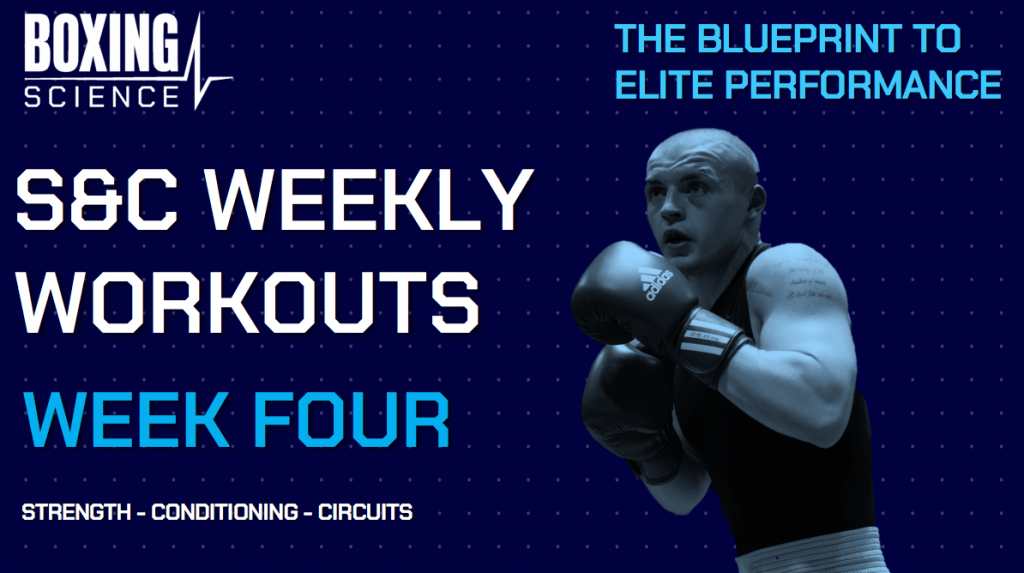 S&C Weekly Workouts - Boxing Science