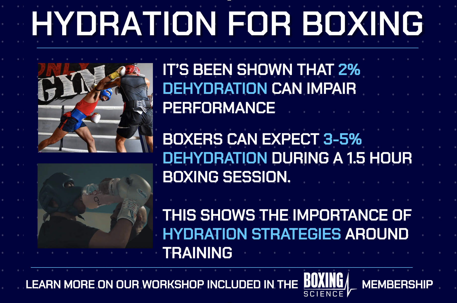 Pre Fight Nutrition: Rehydrate - Boxing Science