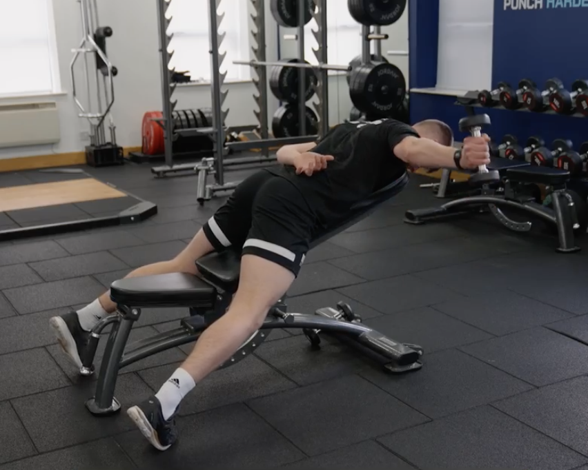 DB Single Arm Reverse Fly - Boxing Science