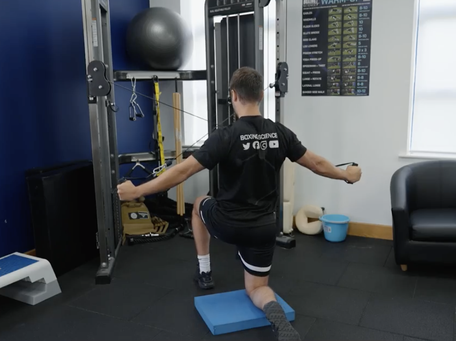 Kneeling Cable Reverse Flies - Boxing Science