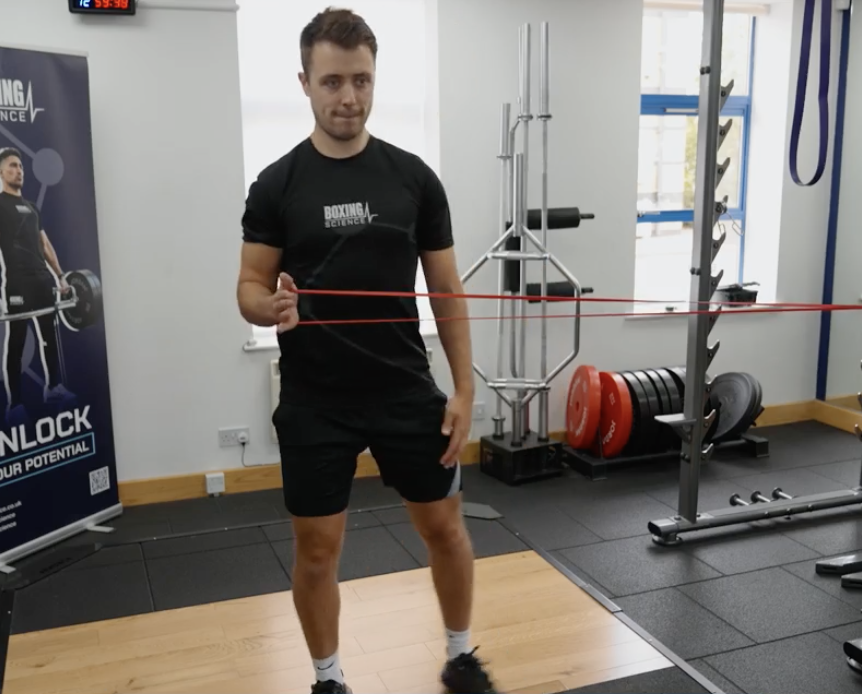 Banded External Rotation Walk Outs - Boxing Science Banded External Rotation Walk Outs - Boxing Science