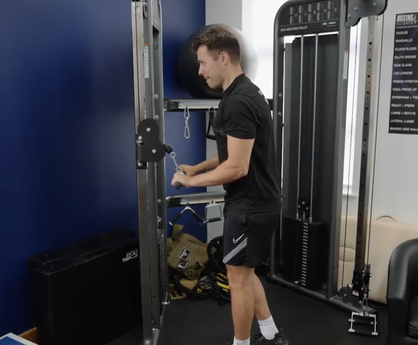 Isometric Tricep Pushdowns - Boxing Science