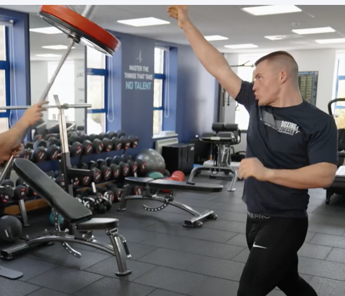 Landmine Punch with Step Back - Boxing Science