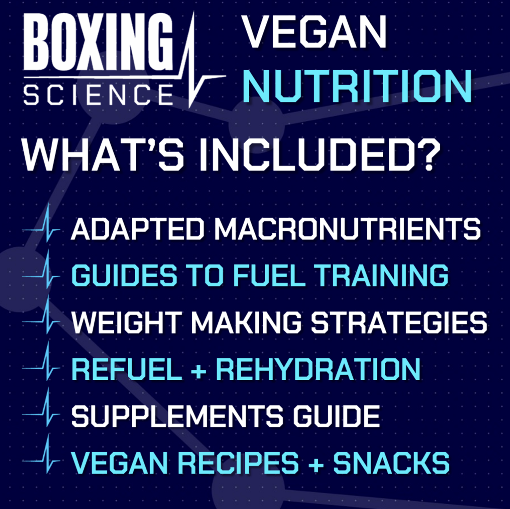 VEGAN Nutrition for Boxing by Boxing Science - Boxing Science