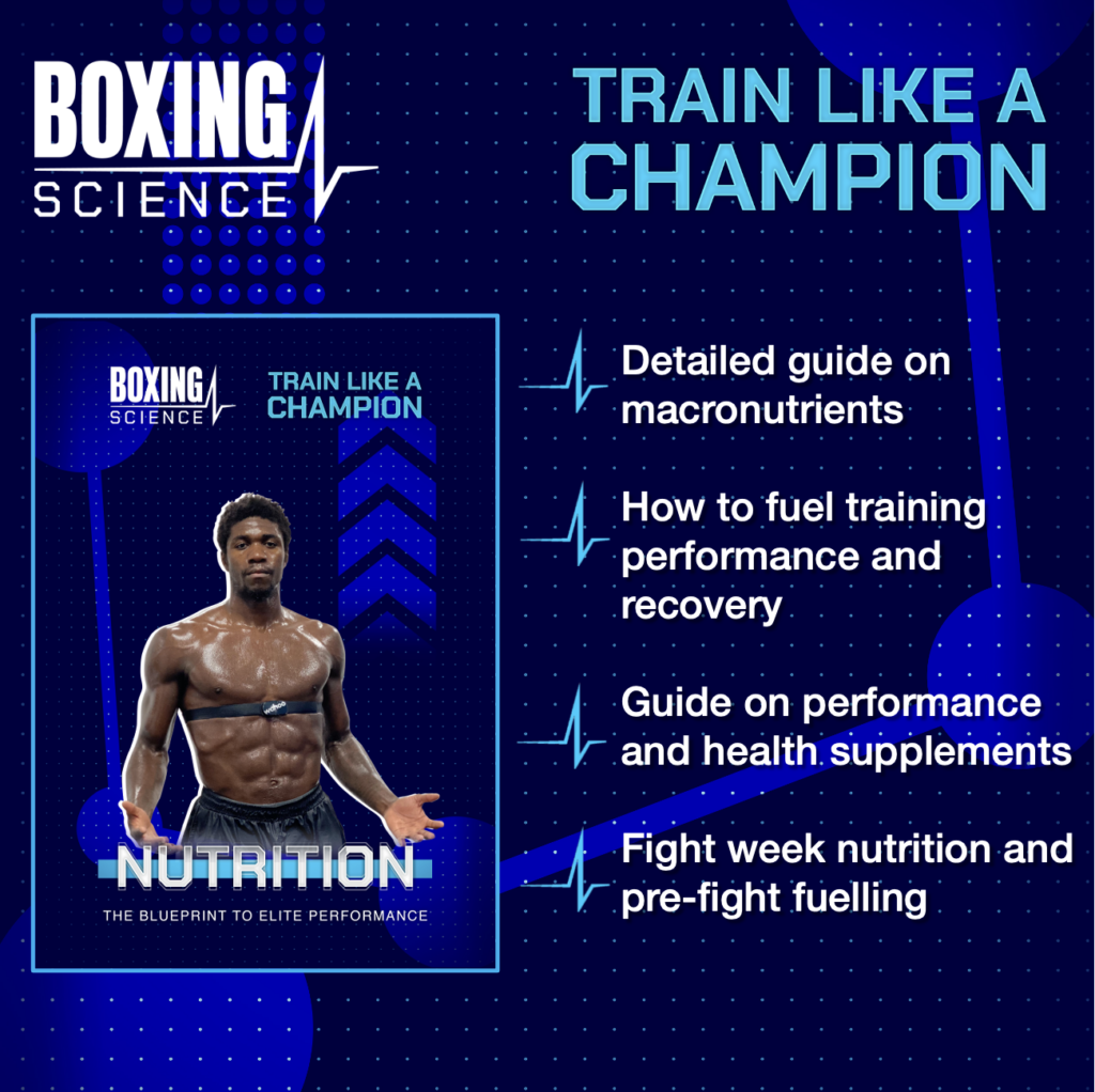 Train Like A Champion - NUTRITION Handbook - Boxing Science