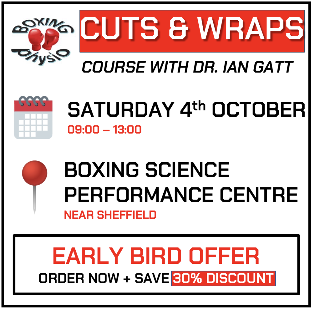 Cuts and Wraps for Boxing Course by Dr. Ian Gatt - Boxing Science