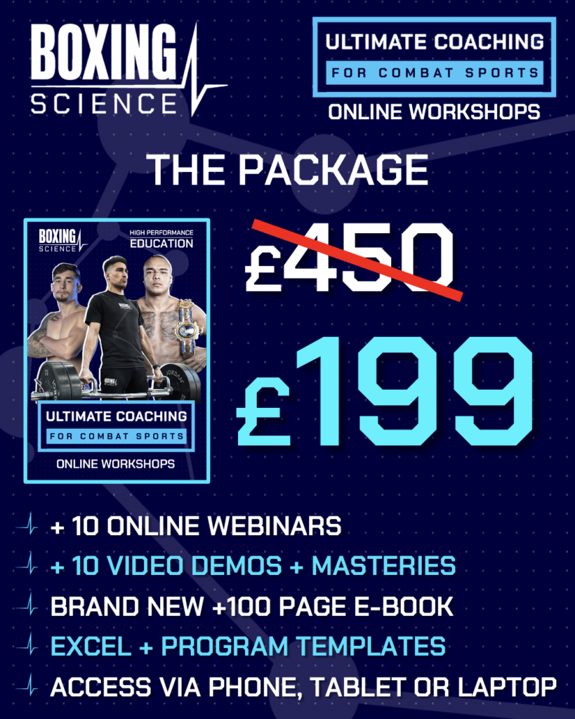 Ultimate Coaching for Combat Sports - ONLINE - Boxing Science